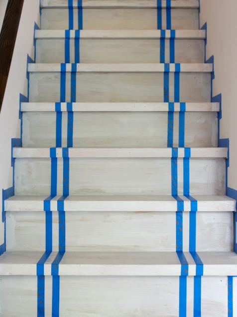 Modern Painted Stairs