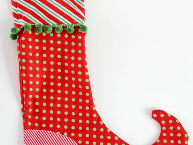 DIY Elf Christmas Stockings | HGTV