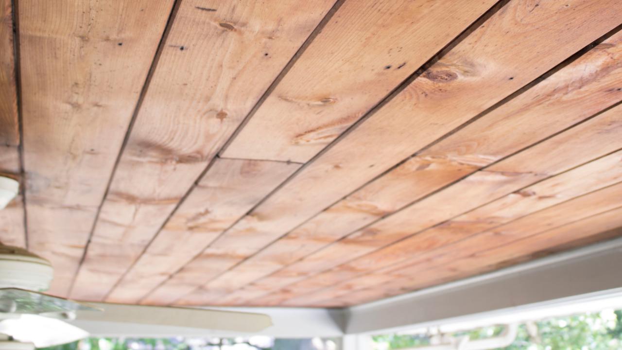 How To Remove Floor Ceiling Wood Paneling | Shelly Lighting